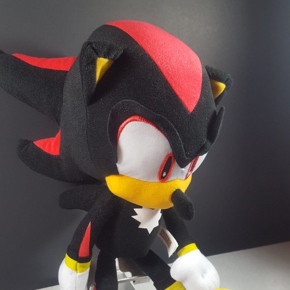 Sega | Toys | Sonic The Hedgehog Video Game Shadow Black Plush Stuffed ...